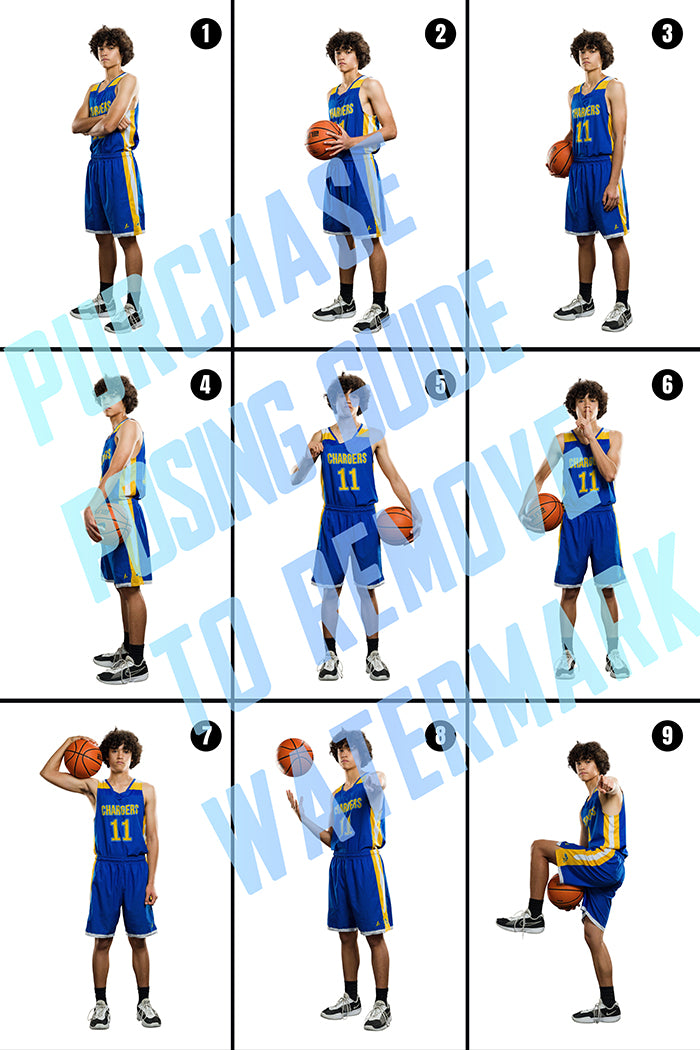 Boys Basketball Posing Guides – Ariana Falerni Designs