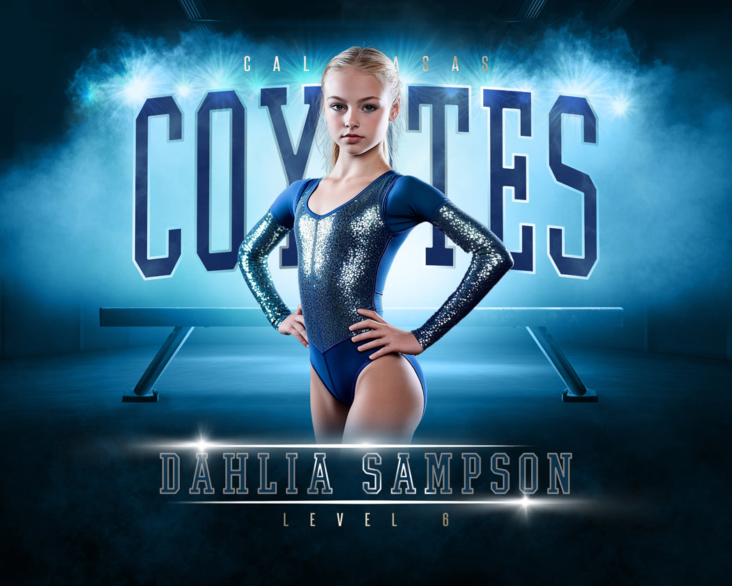 Elite Edge Gymnastics Photoshop Banner Digitial Background Template ...