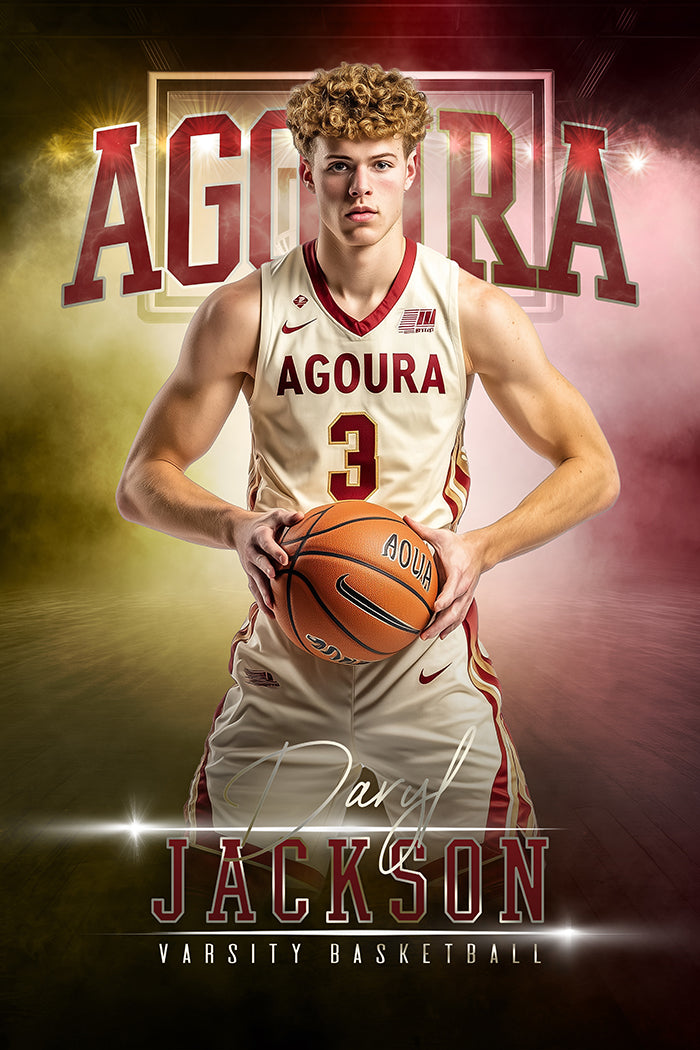 Elite Edge Basketball Photoshop Banner Digitial Background Template ...