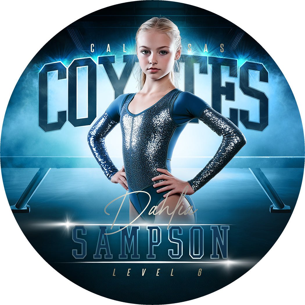 Elite Edge Gymnastics Photoshop Banner Digitial Background Template ...